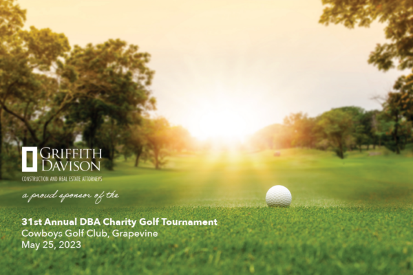 Participating Sponsor at DBA Charity Golf Event - Griffith Davison